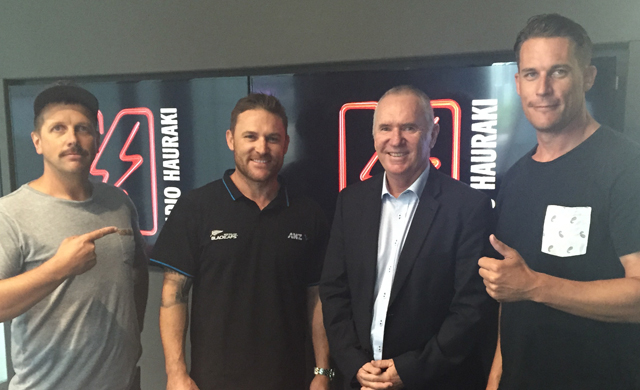 Hauraki Breakfast Interviews Brendon McCullum & Allan Border