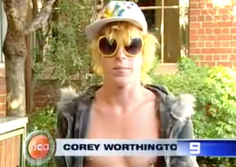 Ten years ago Corey Worthington became an Aussie legend