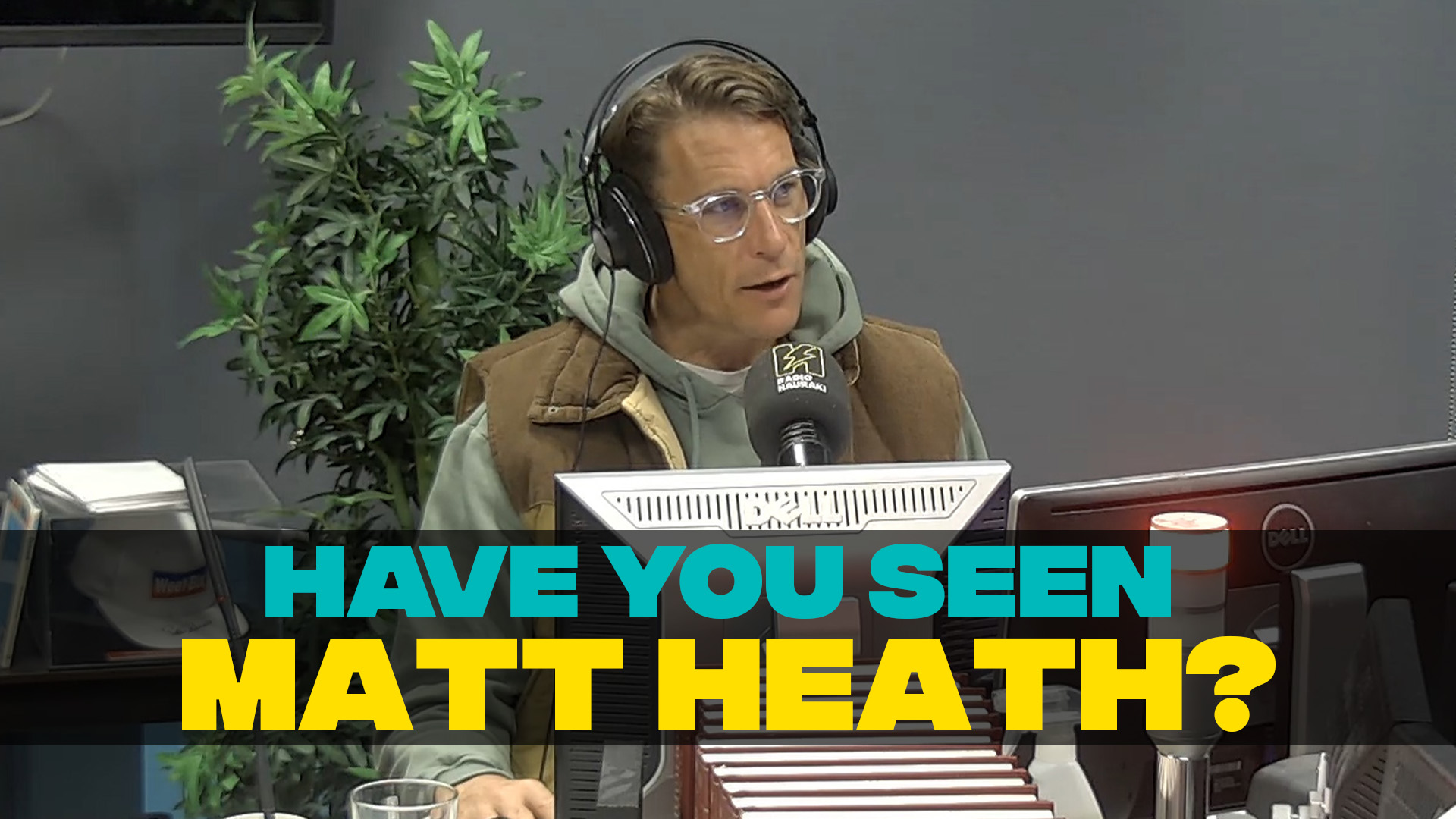 Matt Heath goes missing from live radio show